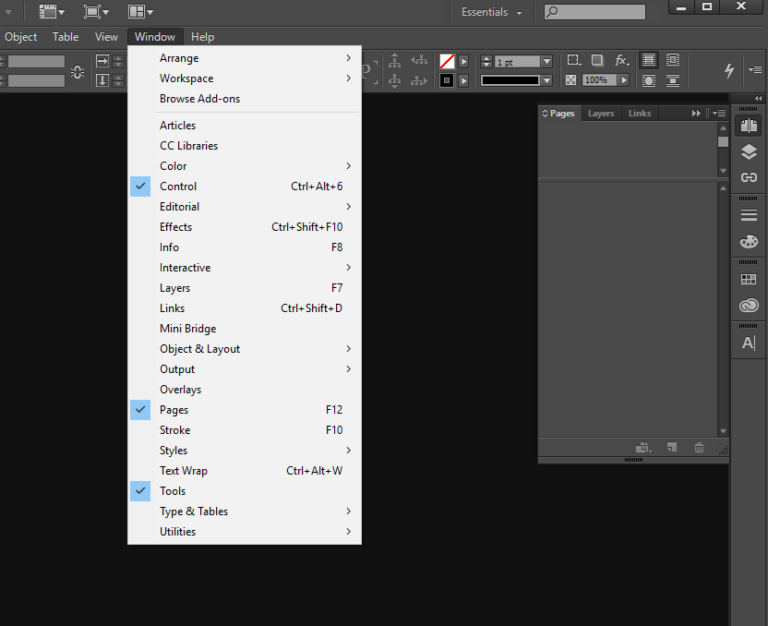 How to add new pages in InDesign