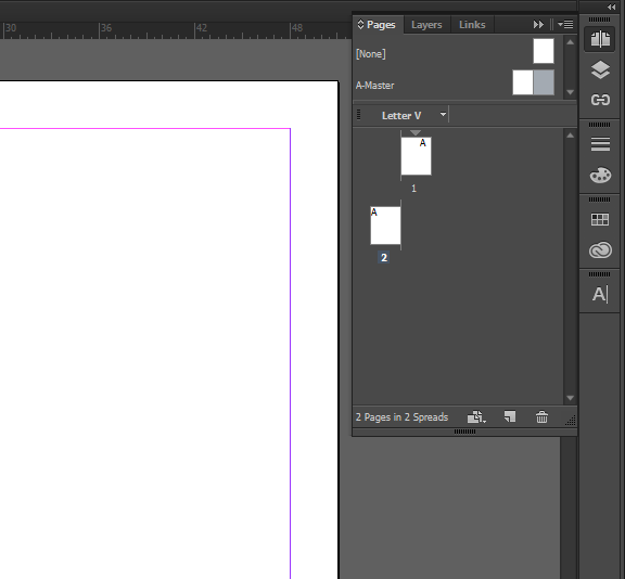 How to add new pages in InDesign