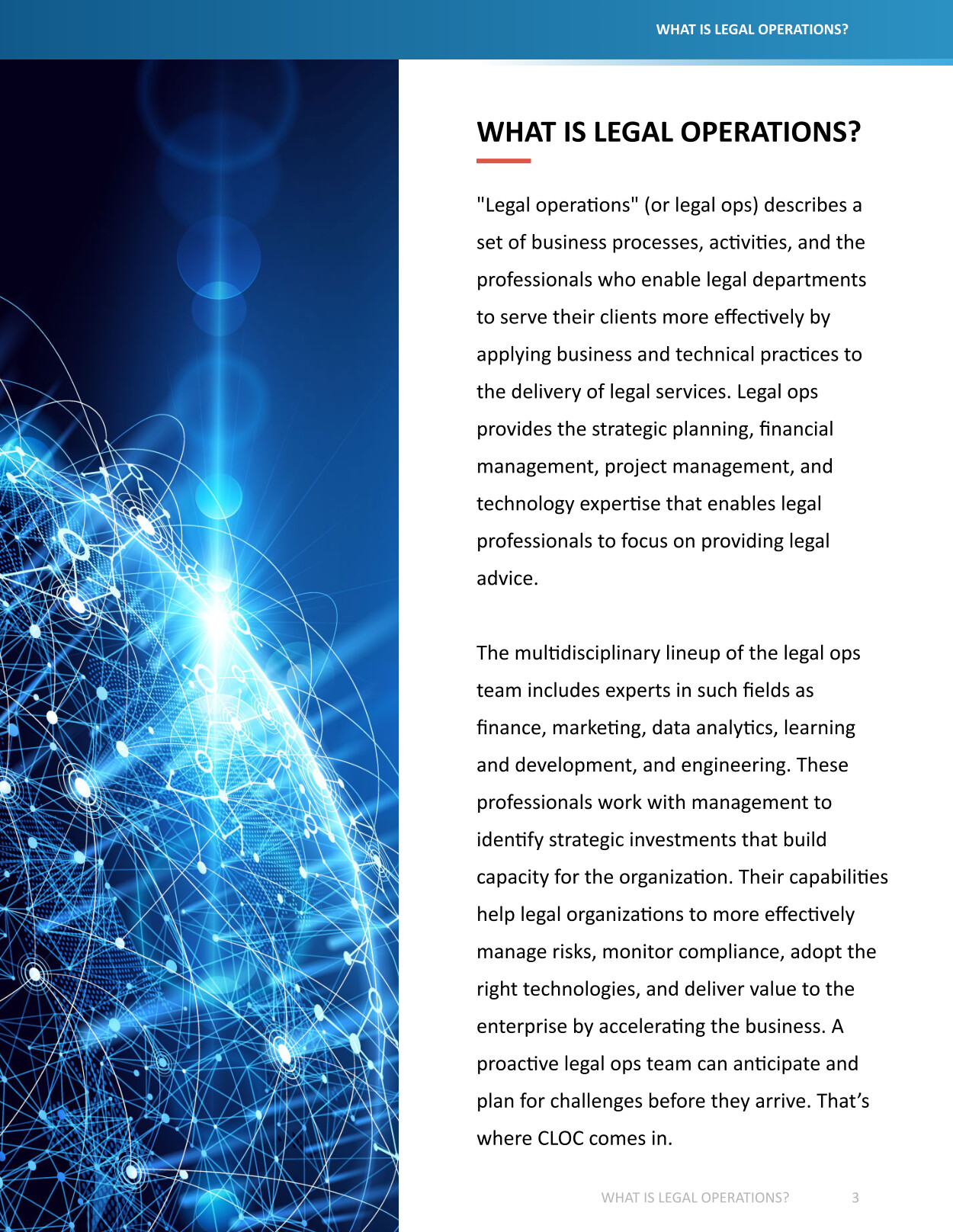 What is Legal Ops - CLOC