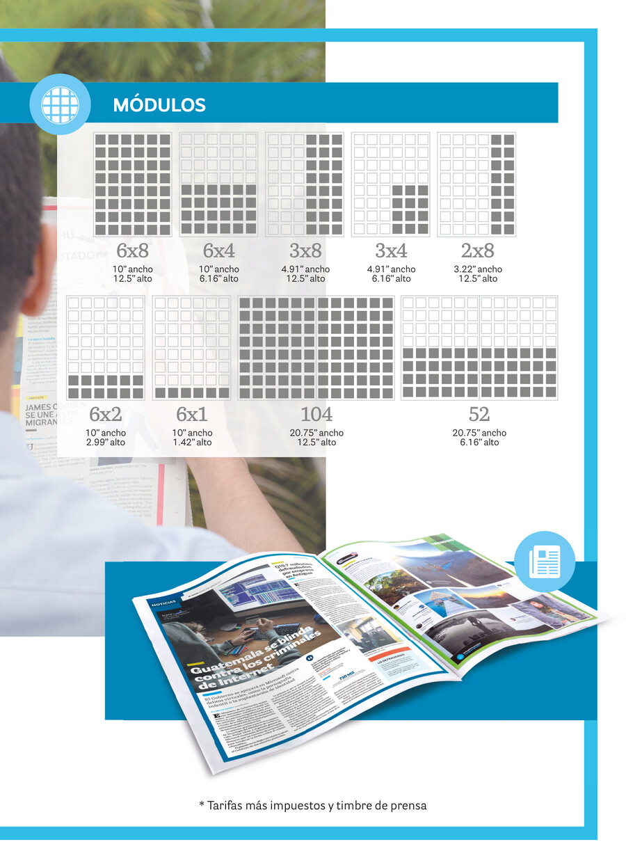 Tarifario Impreso 2021 | Soy502