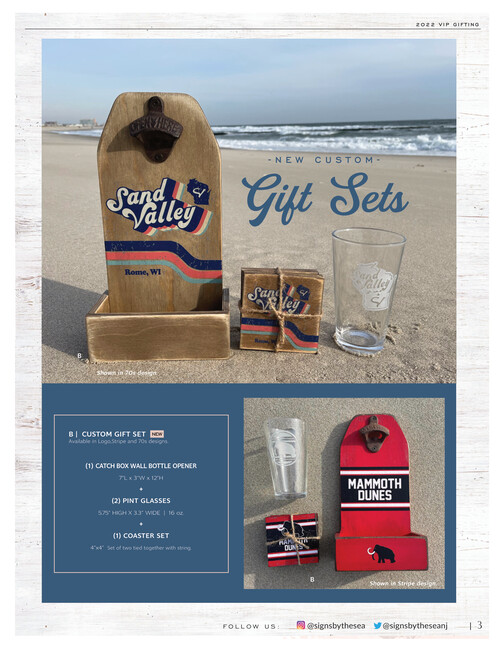 VIP Gift Catalog – Signs By the Sea