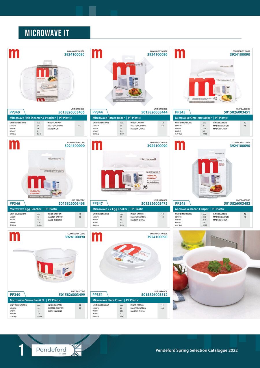 Catalogue | Pendeford Housewares Ltd
