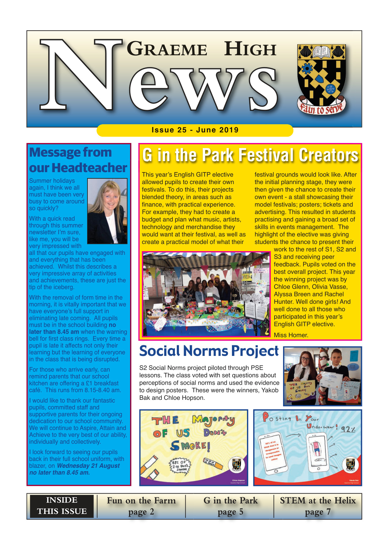Graeme High School - School Newsletters
