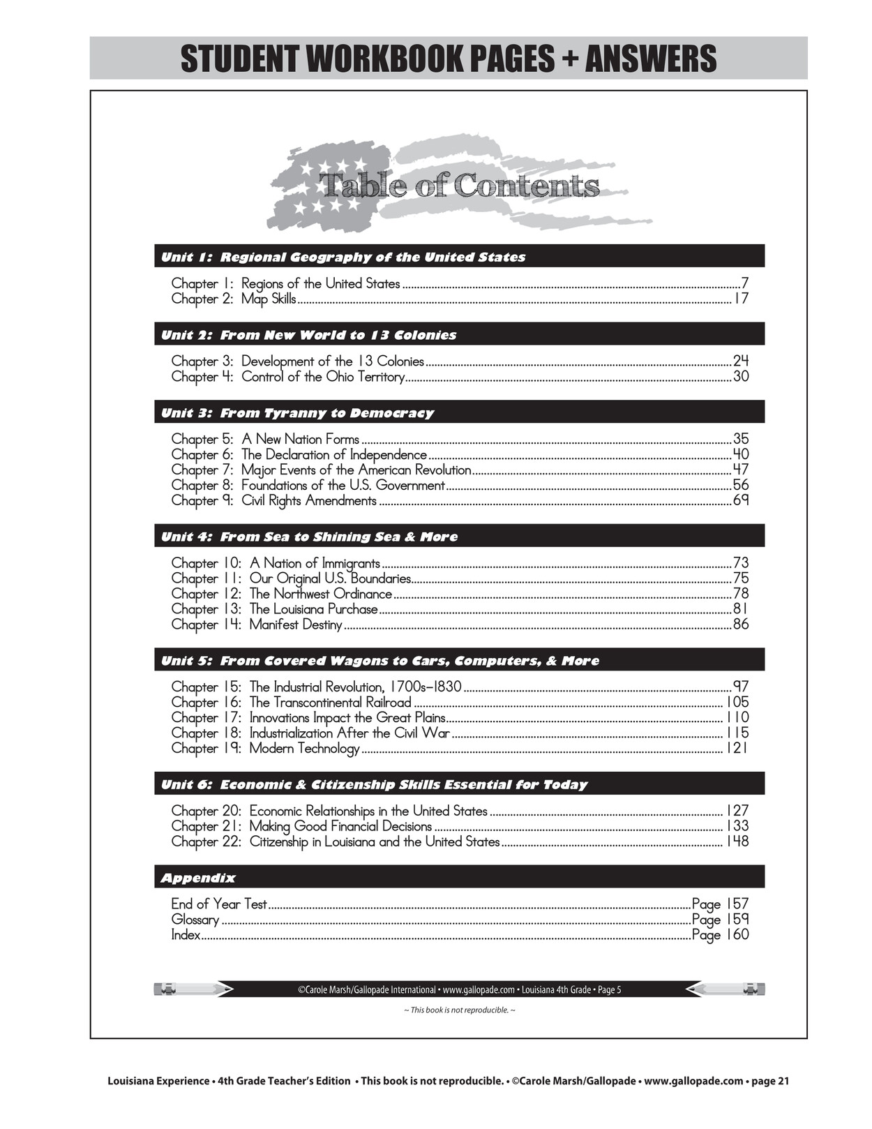 Louisiana 4th Grade Samples