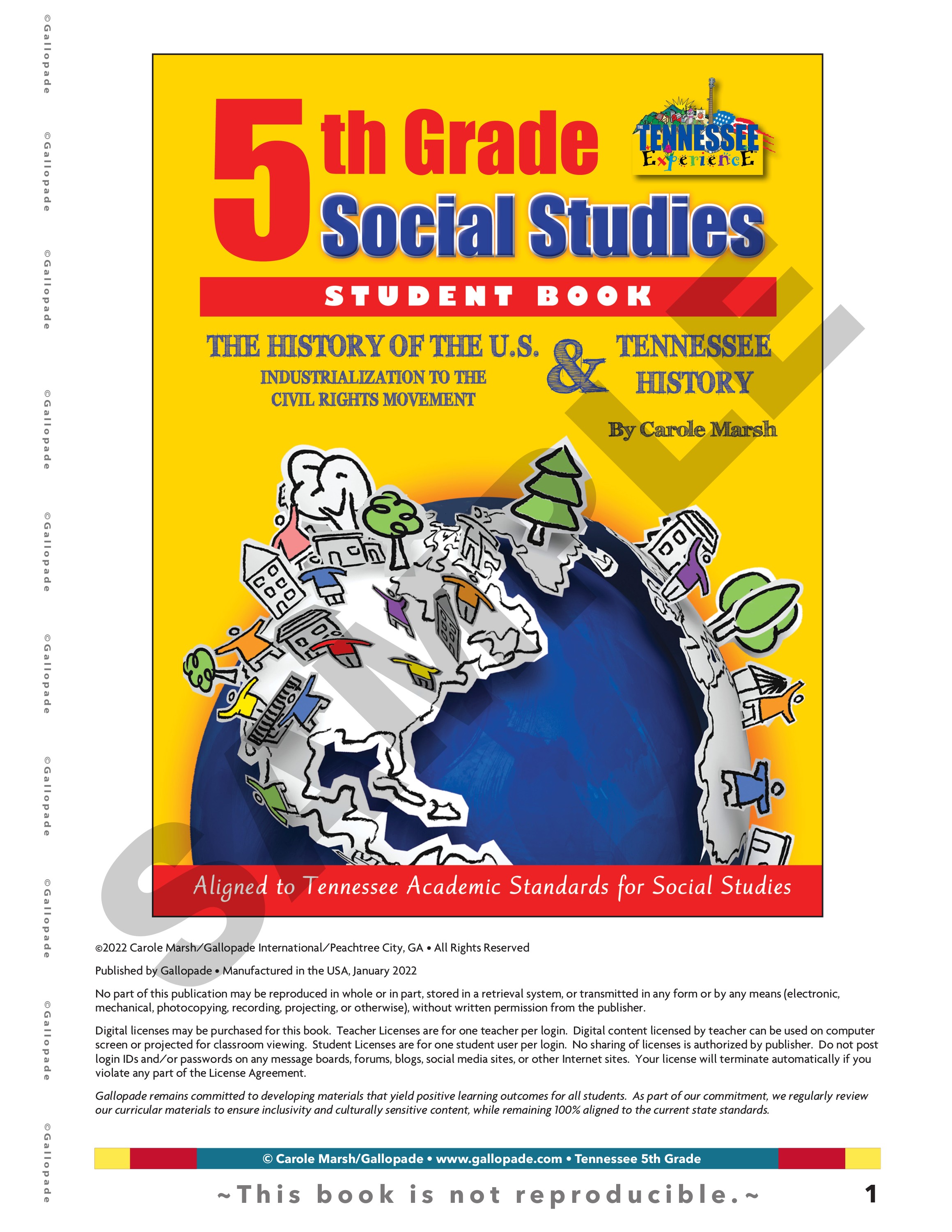 Tennessee 5th Grade Samples