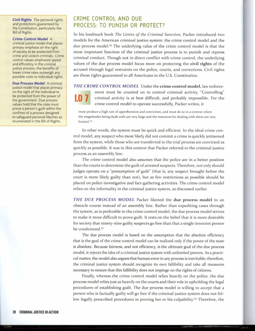 😊 Crime control vs due process. Due Process vs Crime Control by Jessica ...