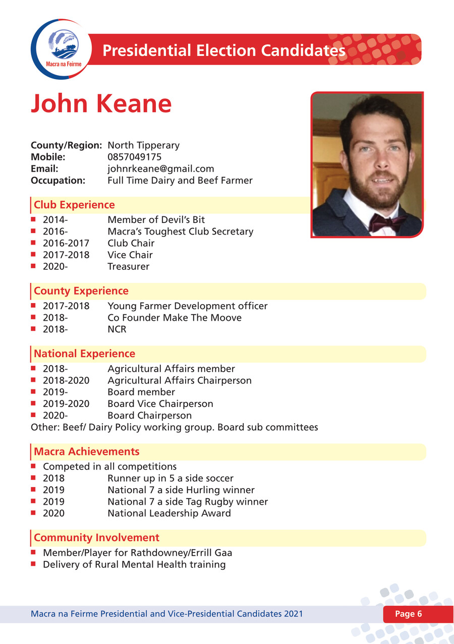 2021 Presidential Booklet – Macra na Feirme