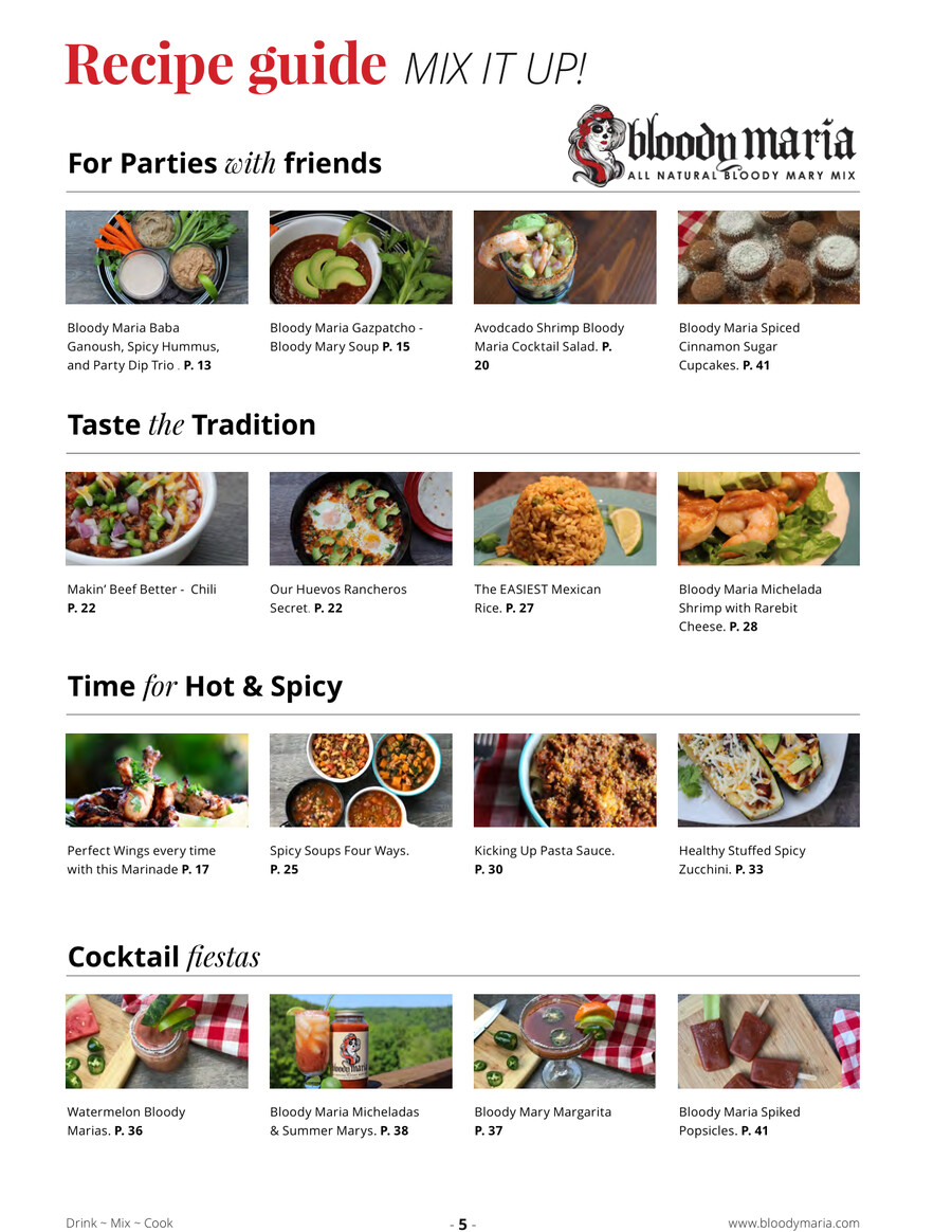 Get Your {Free} Copy of Our Cookbook ⤵️ - Bloody Maria