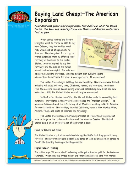 Louisiana 3rd Grade Samples