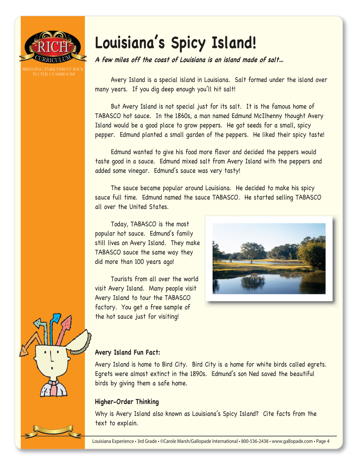 Louisiana 3rd Grade Samples