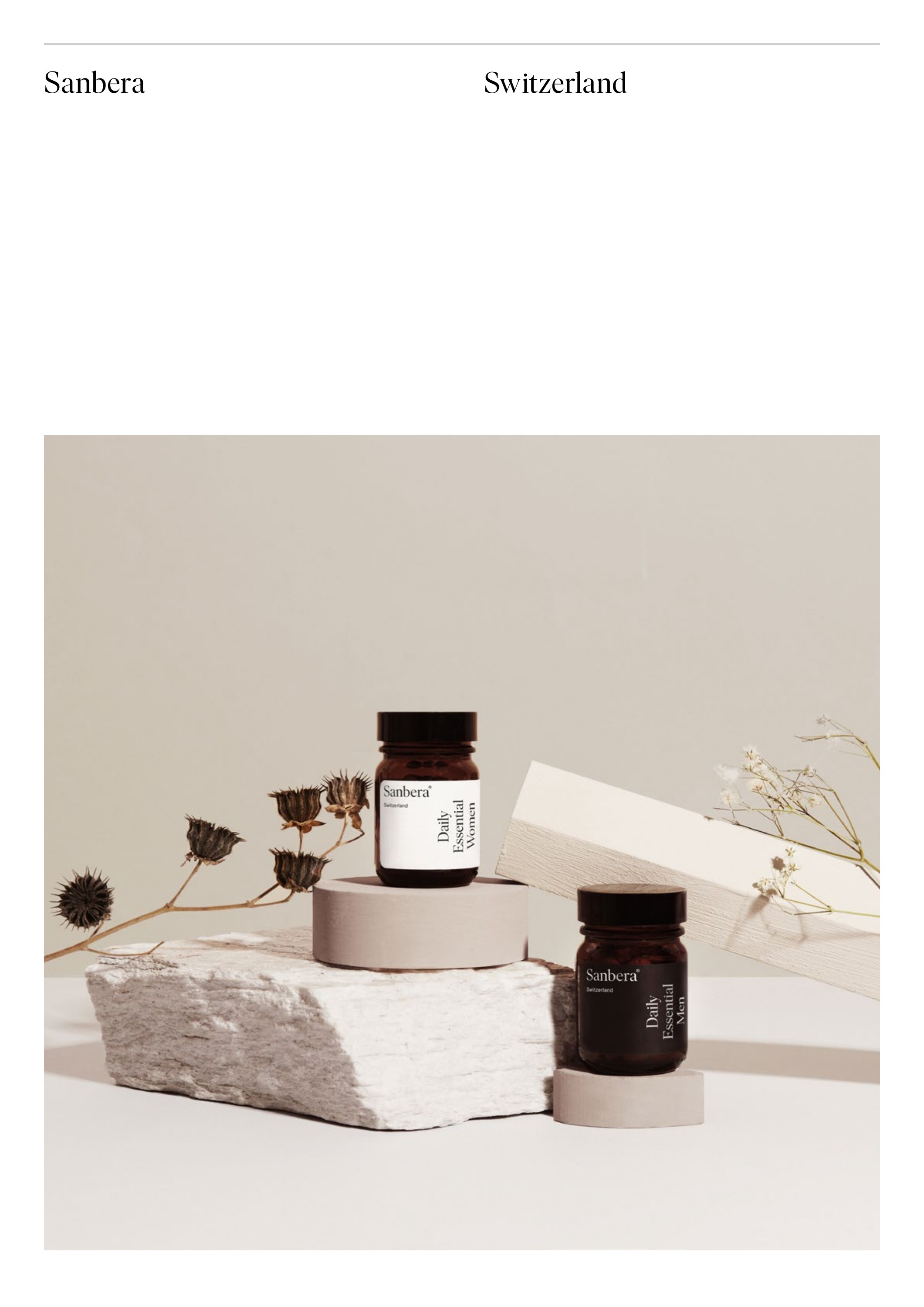 Lookbook — Sanbera Switzerland