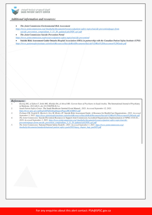 Patient Safety Alerts