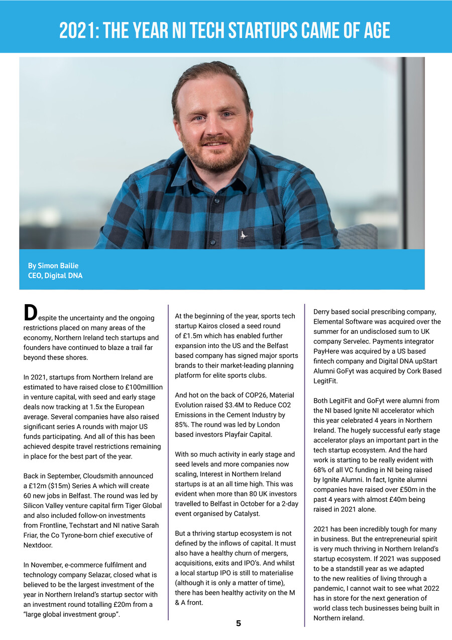 upStart Top 50 in 2021 Magazine - Digital DNA