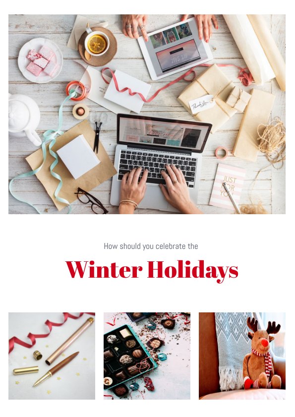 Winter Magazine Template & Design - Flipsnack