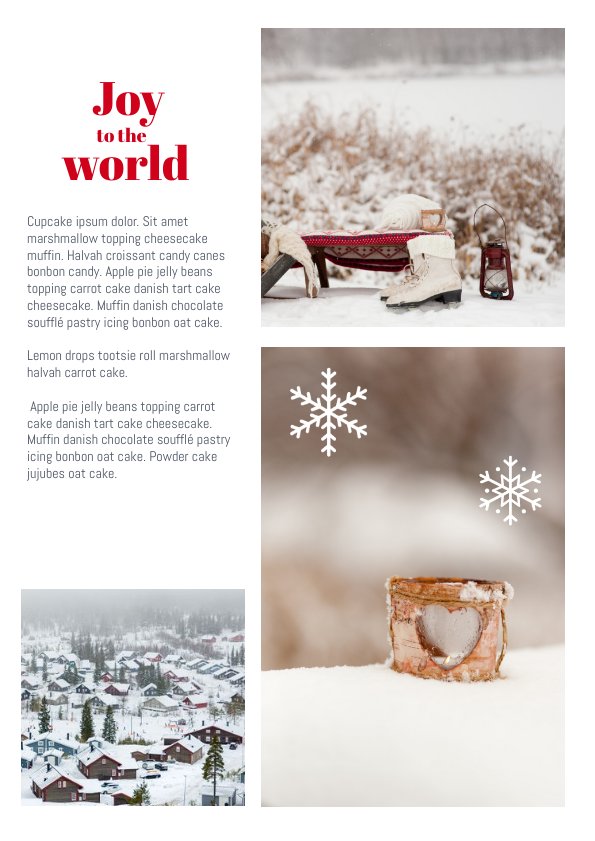 Winter Magazine Template & Design - Flipsnack