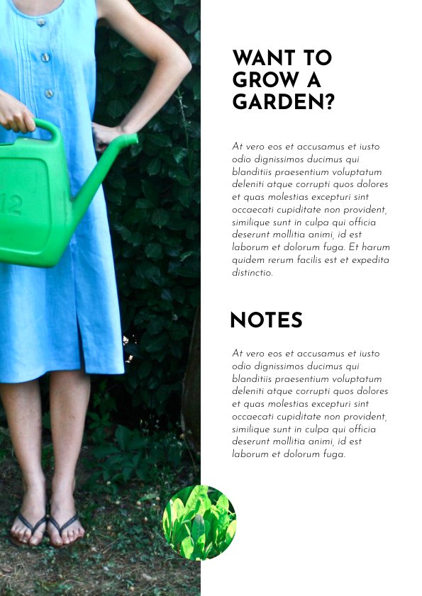 Fancy Gardening Magazine Template & Design - Flipsnack