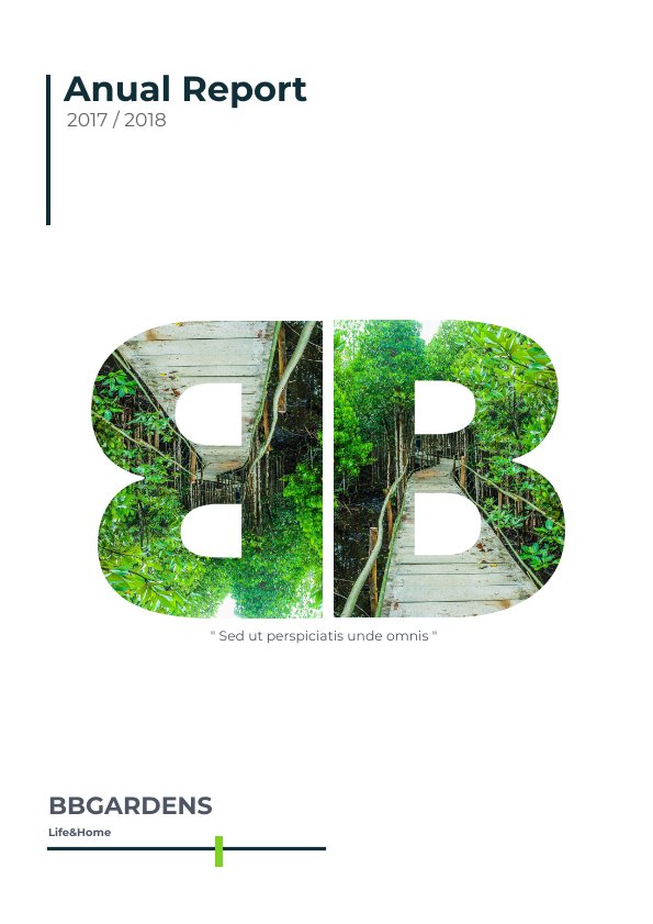 Modern & Clean Annual Report Template - Flipsnack