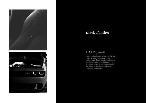 Luxury Car Brochure Template & Design - Flipsnack