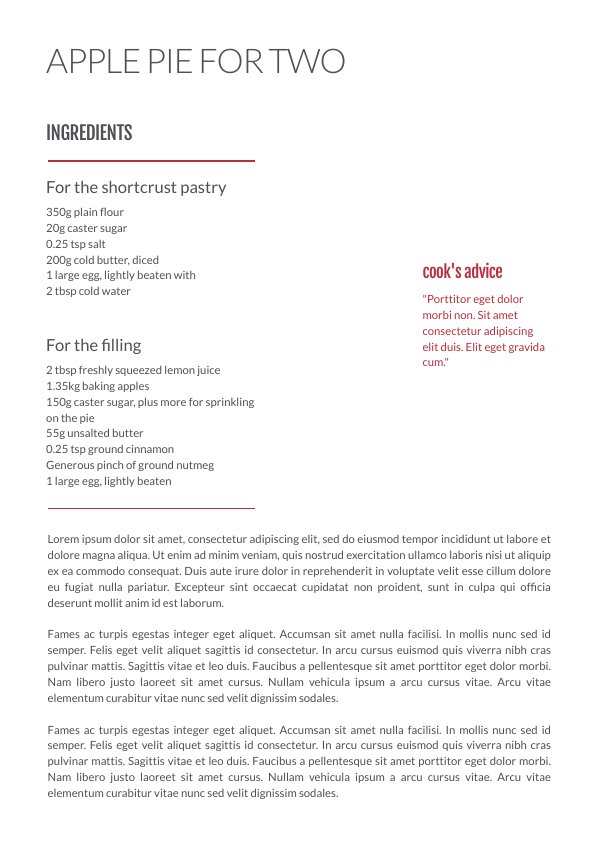 Desserts Recipe Book Template - Flipsnack