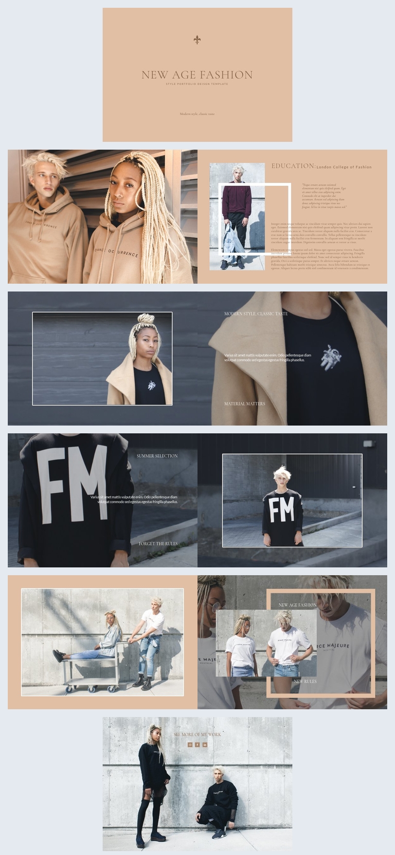 Modern Style Portfolio Template - Flipsnack