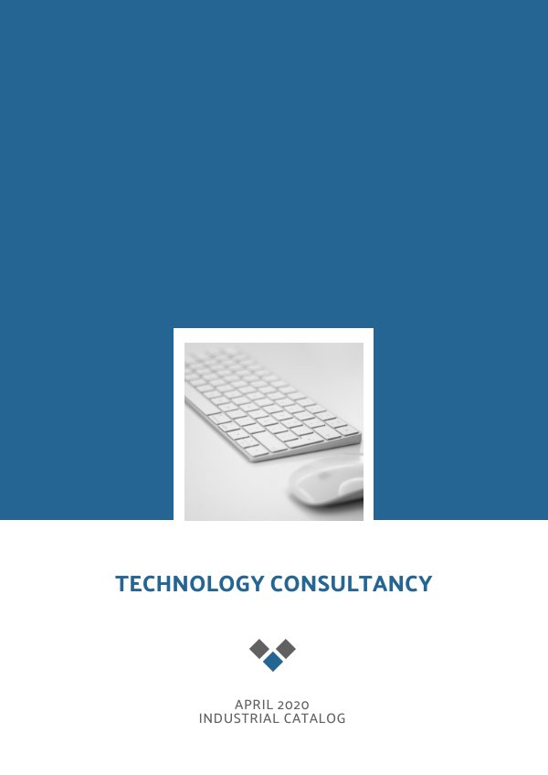 Industrial Catalog Cover Template - Flipsnack