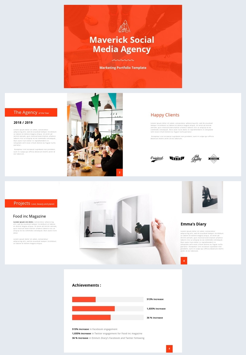 Social Media Marketing Portfolio Template Flipsnack Social Media Marketing Portfolio Template Flipsnack