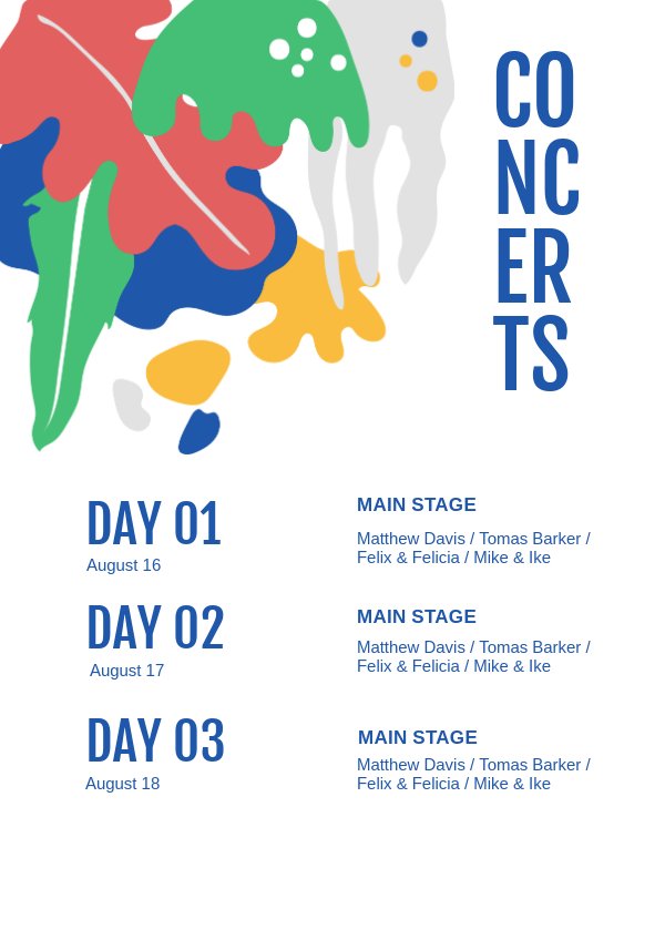 Summer Festival Poster & Flyer Template - Flipsnack