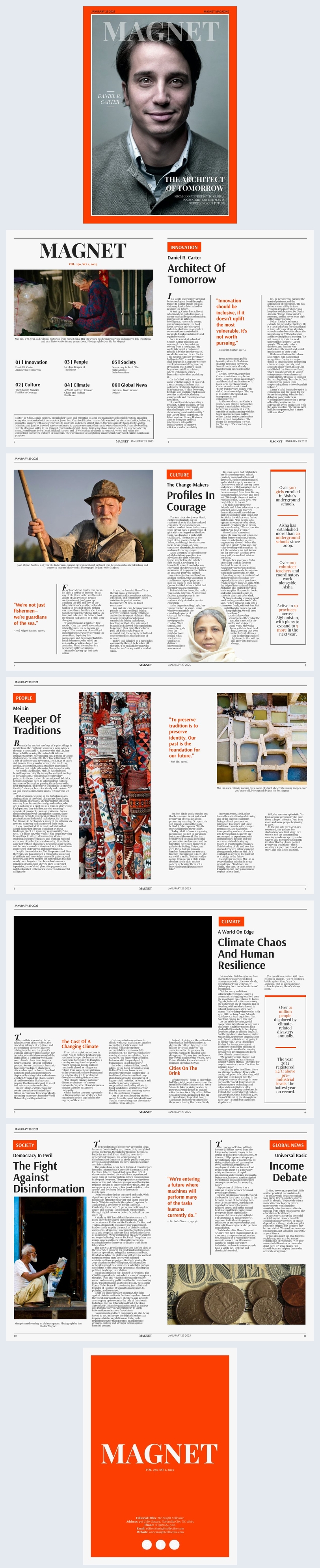 Interactive Digital Business Magazine Template - Flipsnack