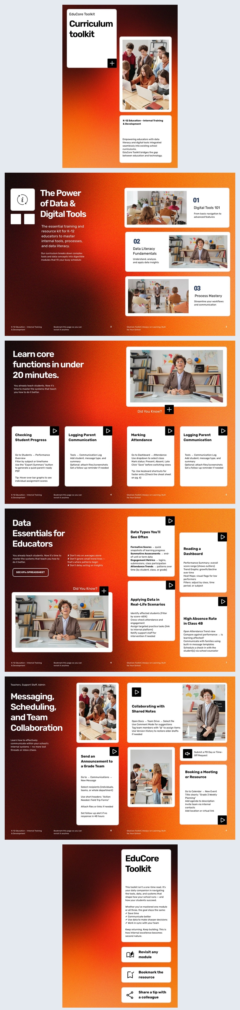Interactive Curriculum Toolkit Template - Flipsnack
