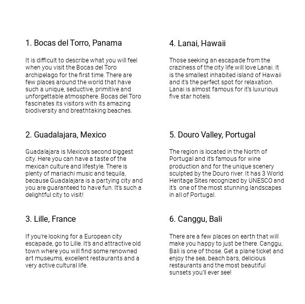 Beautiful Travel Guide Brochure Template - Flipsnack